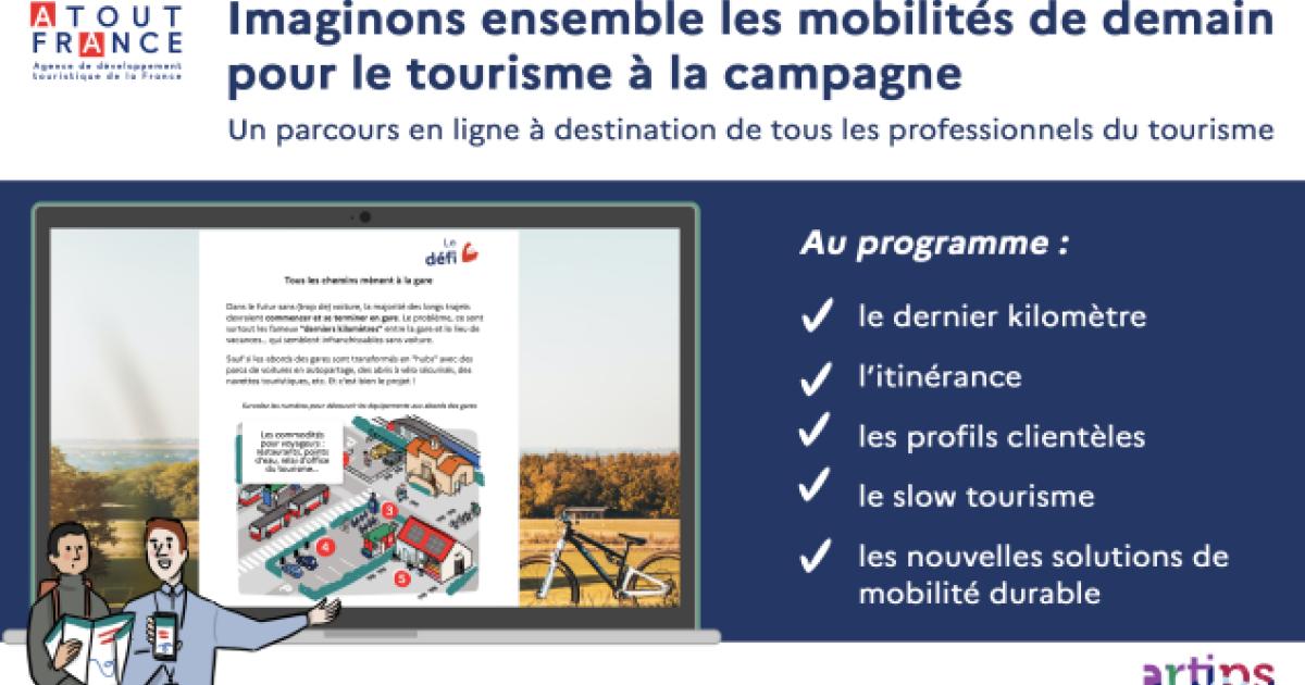 Tourisme durable et nouvelles mobilités à la campagne | Atout France